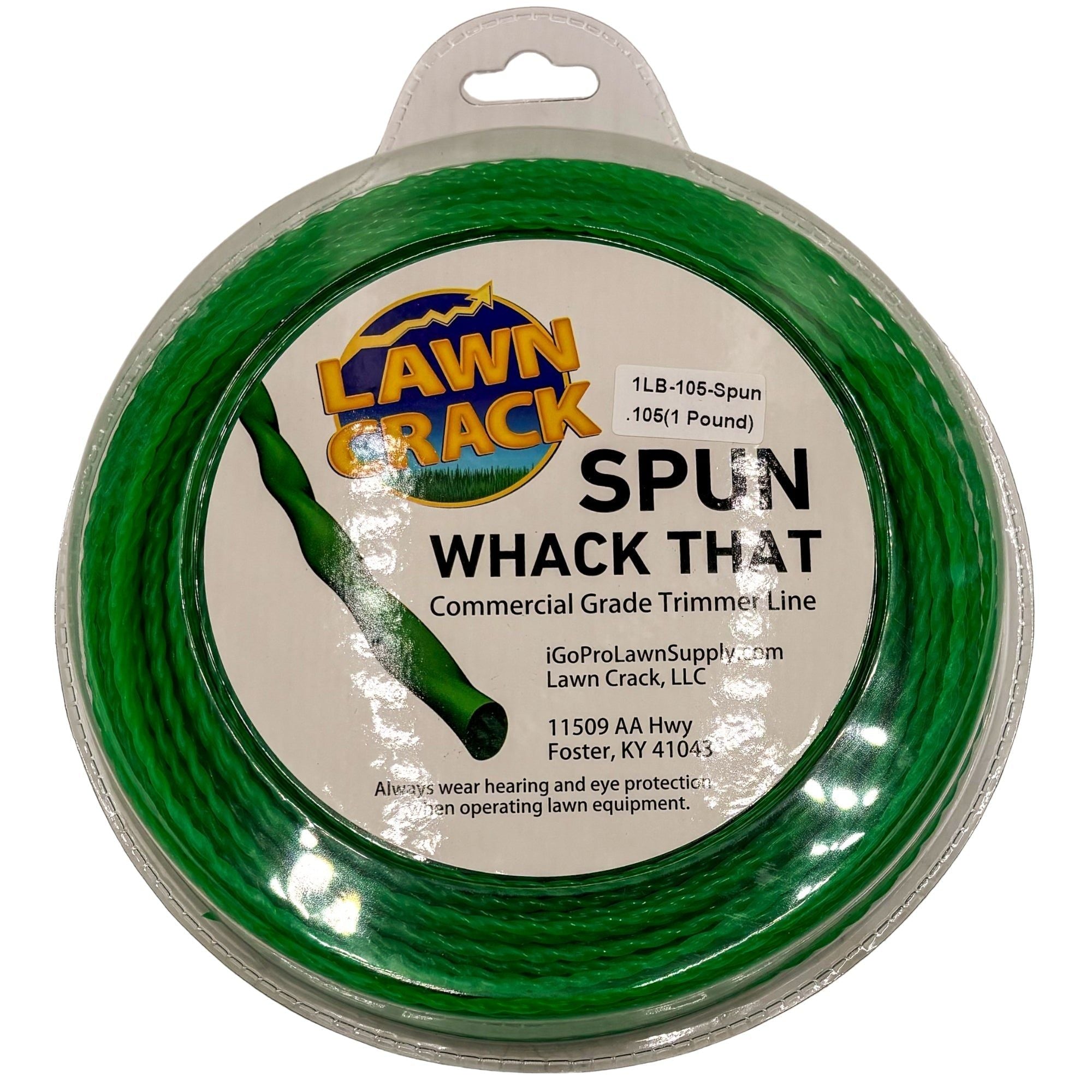 .105 Spun Trimmer Line 1 Pound Commercial Grade Lawn Crack | Antego ...