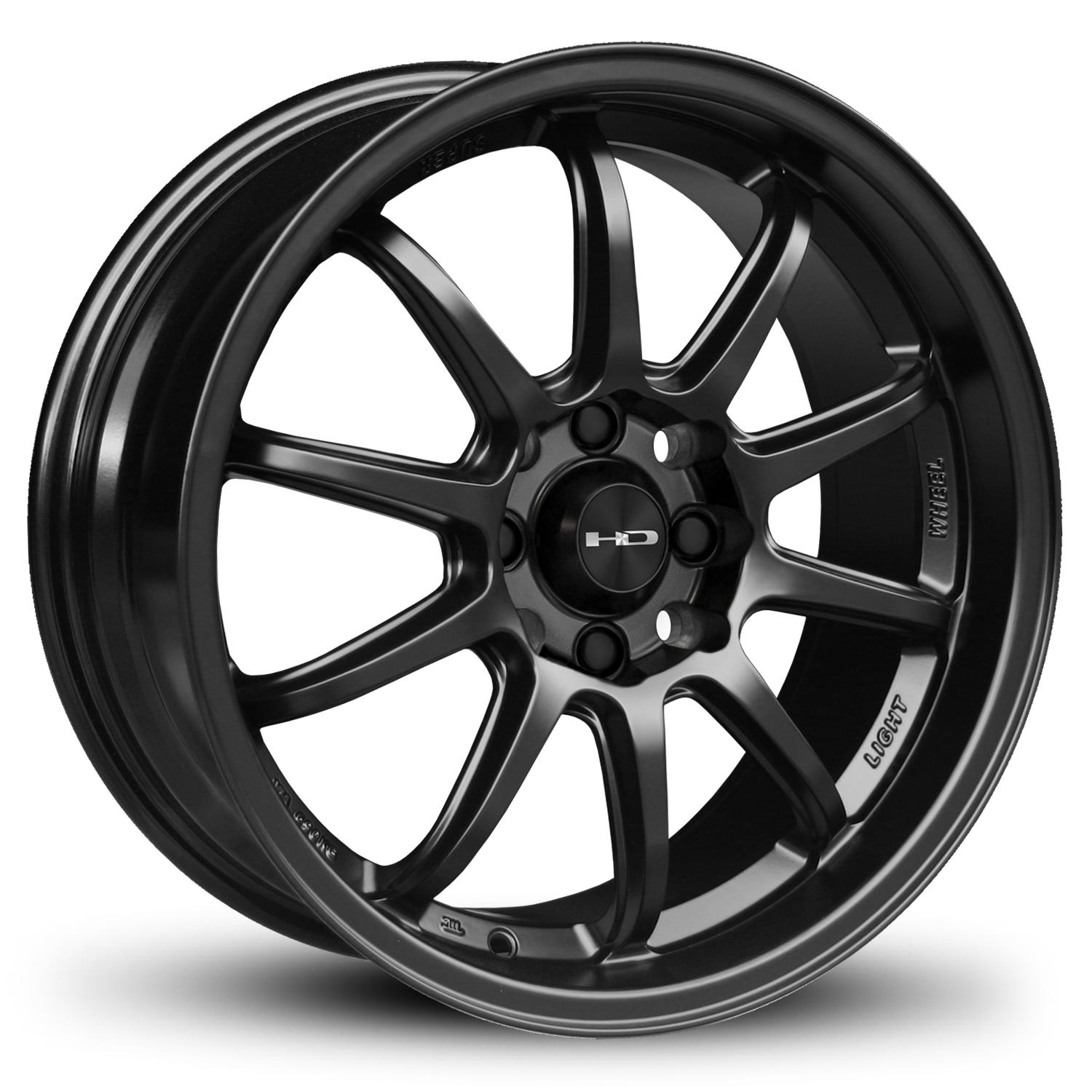 HD Wheels Clutch 16x7 +40 4x100/4x114.3mm 73.1mm Satin Black | Antego ...
