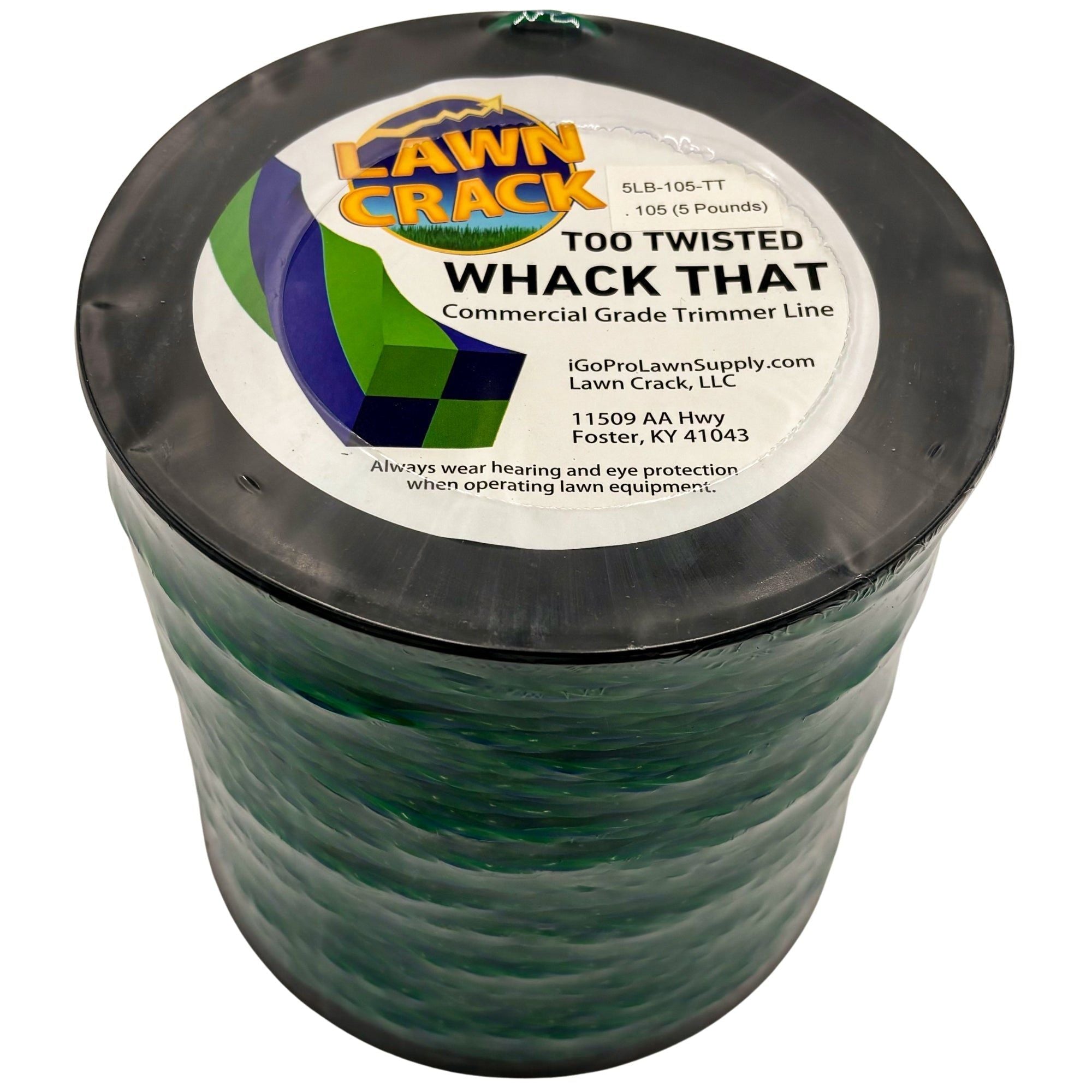 .105 Too Twisted Trimmer Line 5 Pounds Commercial Grade Lawn Crack ...